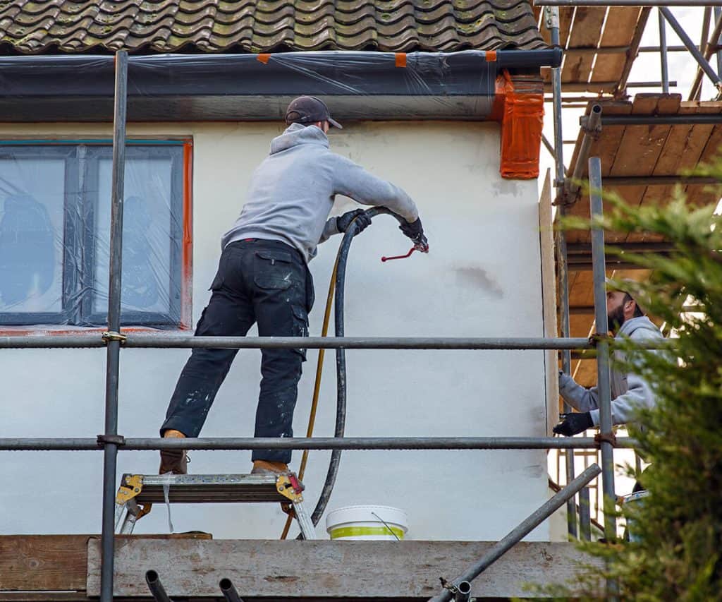 Cracked Render Repair | Total Trades Construction